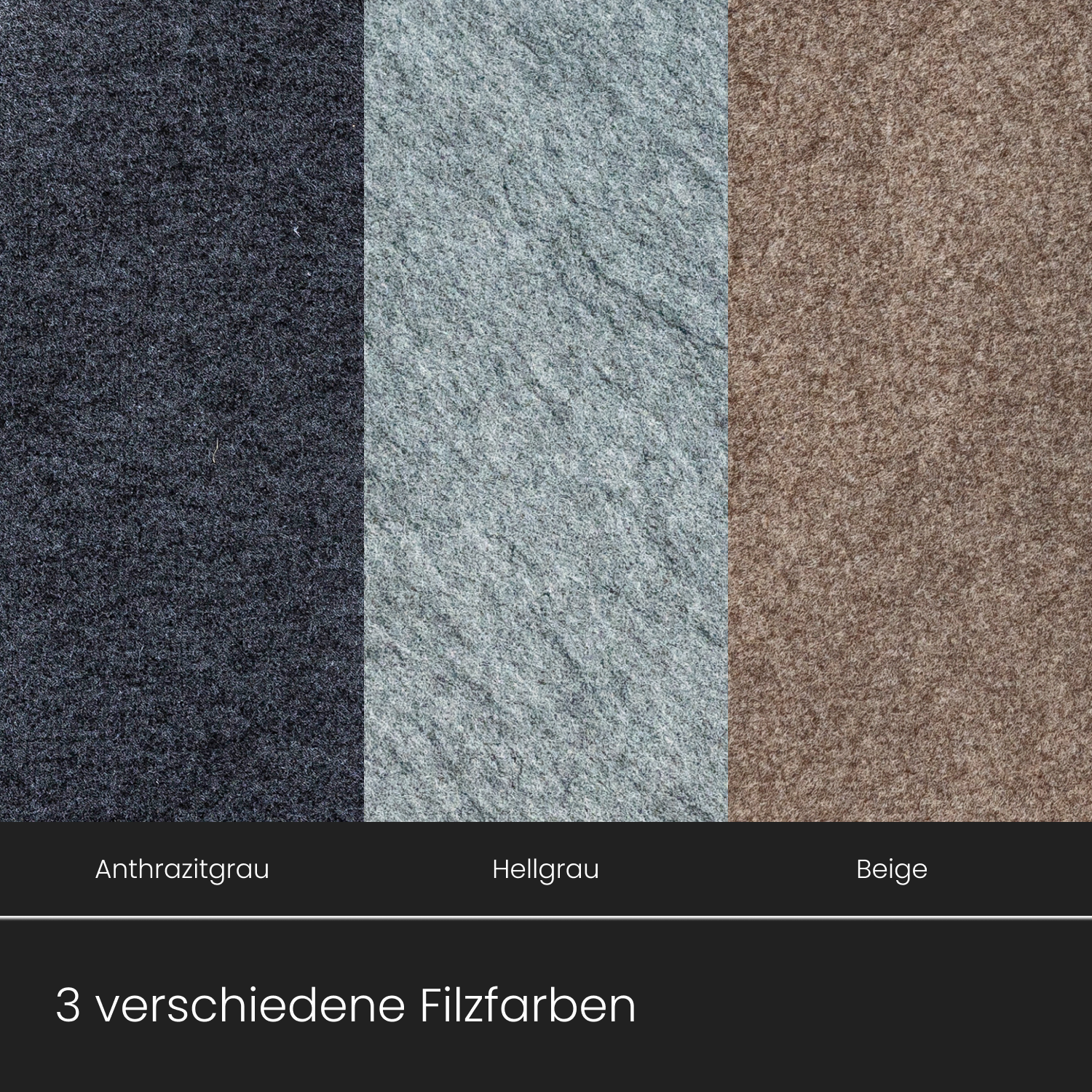 Korb für Kaminholz - Handgefertigt in Deutschland aus Recycling Filz ...